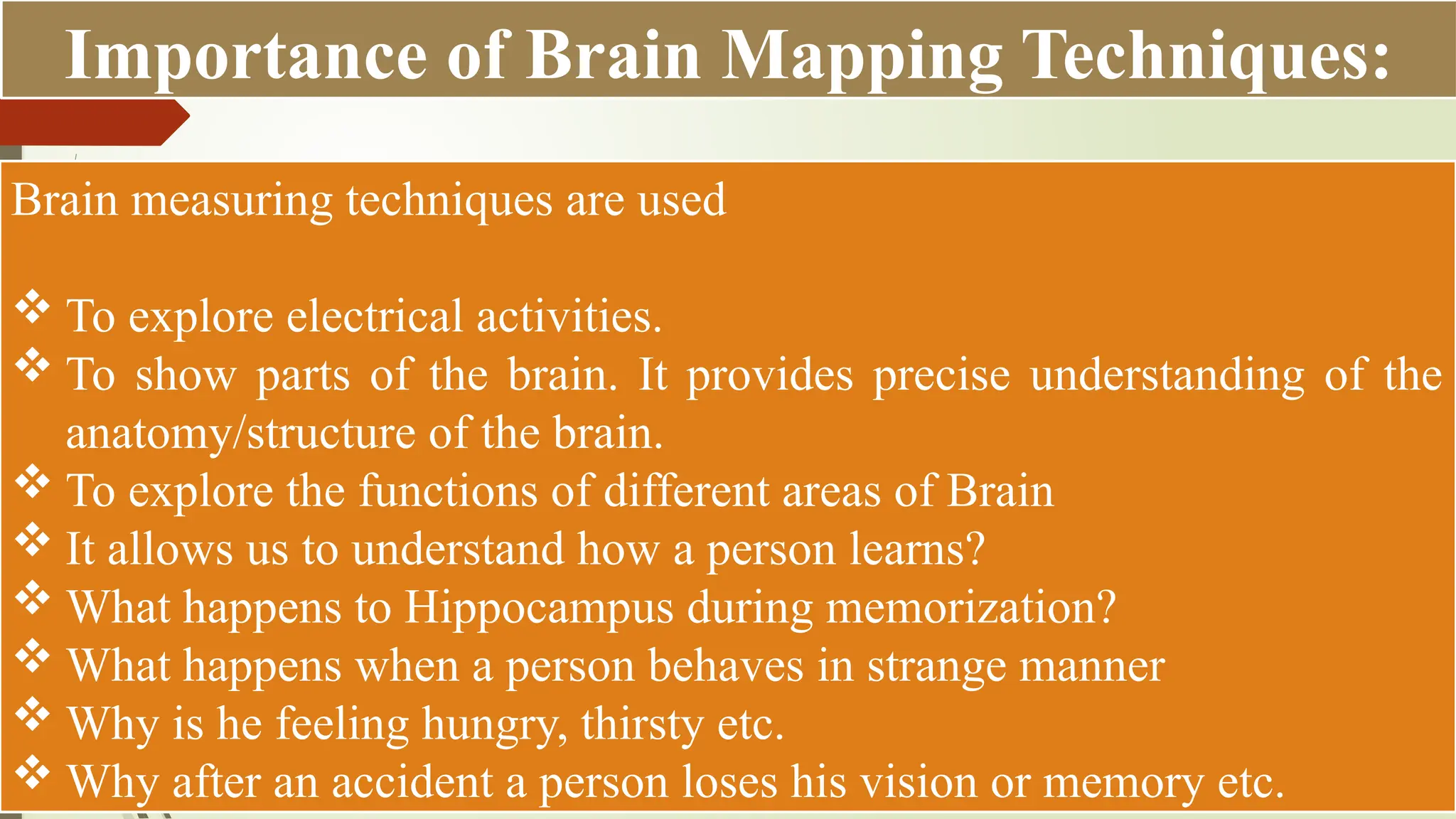 Brain Mapping Test; A psychology and Forensic Perspective | PPTX