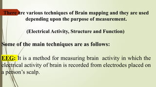 Brain Mapping Test; A psychology and Forensic Perspective | PPTX