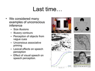 BrainMechanismsofUnconsciousInference interenrence | PPT