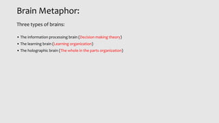 Brain metaphor | PPTX