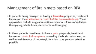Brain Metastases: An Overview | PPTX