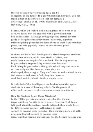 Brainology Transforming Students’ Motivation to Learn Ca.docx