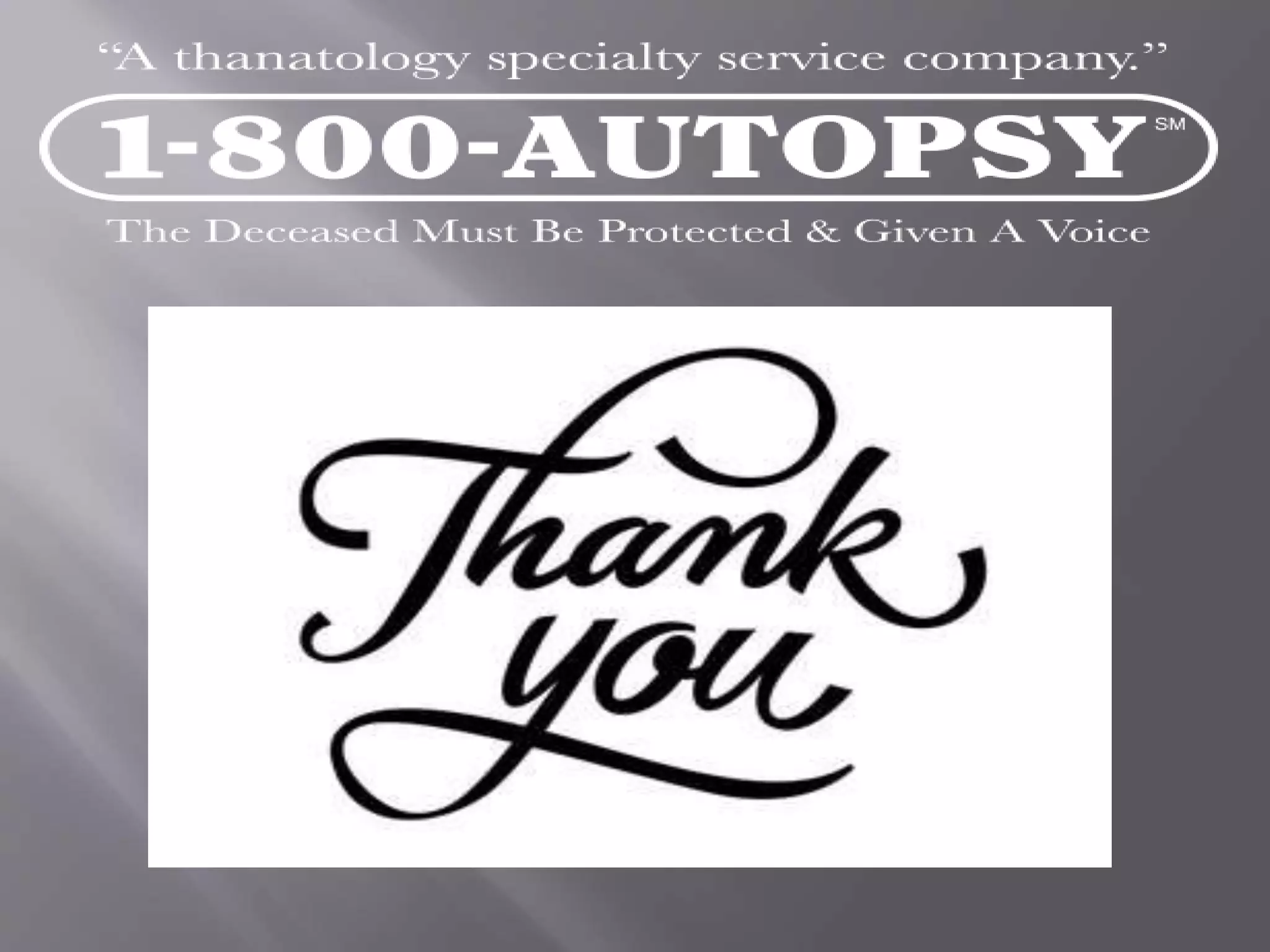 Brain Only Autopsy - 1800autopsy | PPT