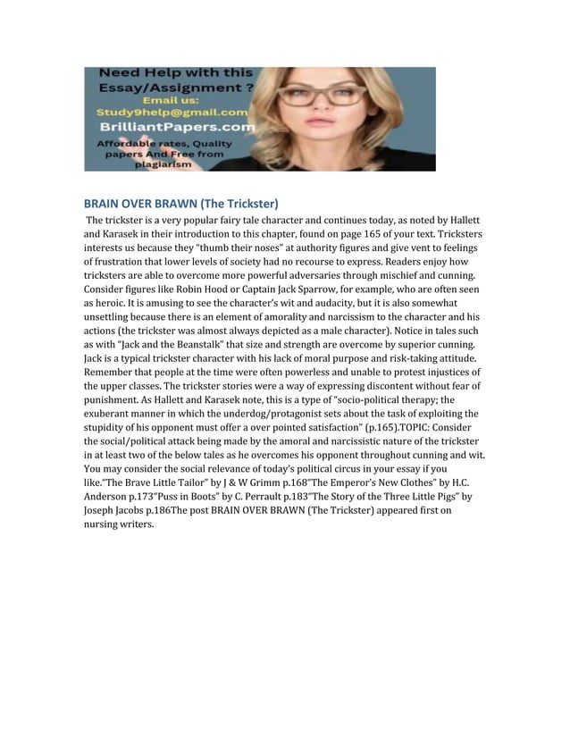 BRAIN OVER BRAWN.docx | Magic and Illusion | Hobbies & Interests