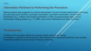 Brain perfusion nuclear medicine | PPTX