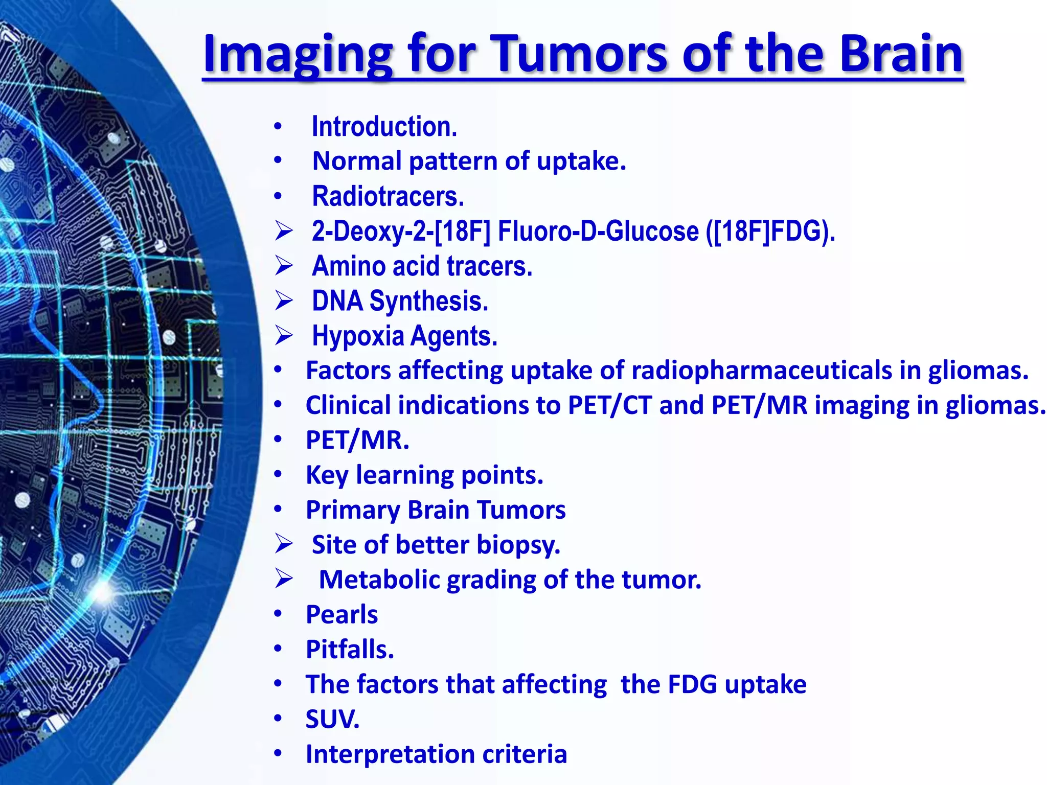 Brain PET imaging | PPTX