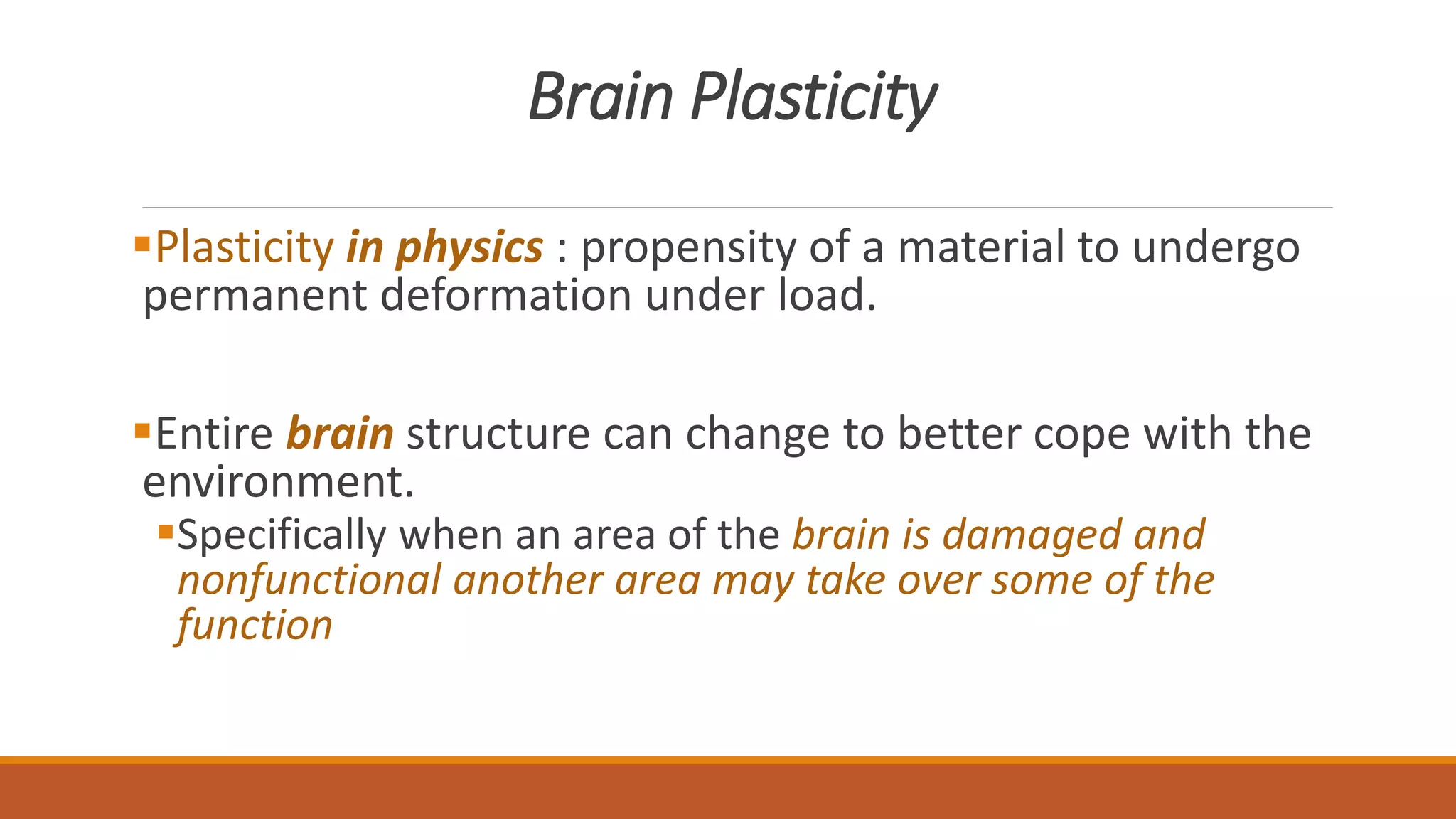 Brain plasticity after Traumatic brain Injury | PPTX