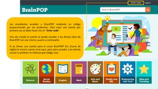 Brain pop students tuto | PDF