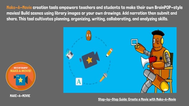 BrainPOP Tools for Creative Classrooms! | PDF