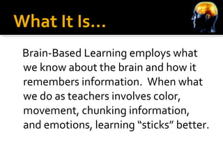 Brain Based Learning | PPT