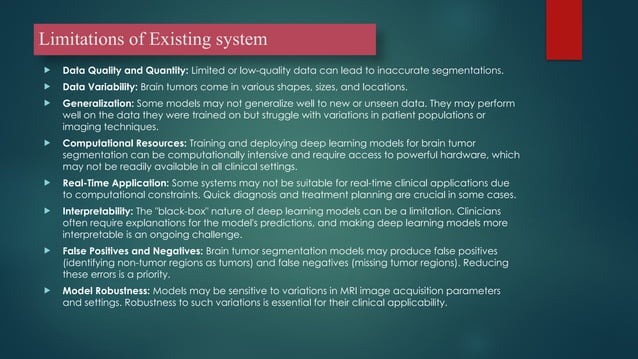 Brain Tumor Detection And Segmentation Using Deep Learning Ppt