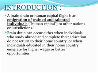 Brain drain | PPT