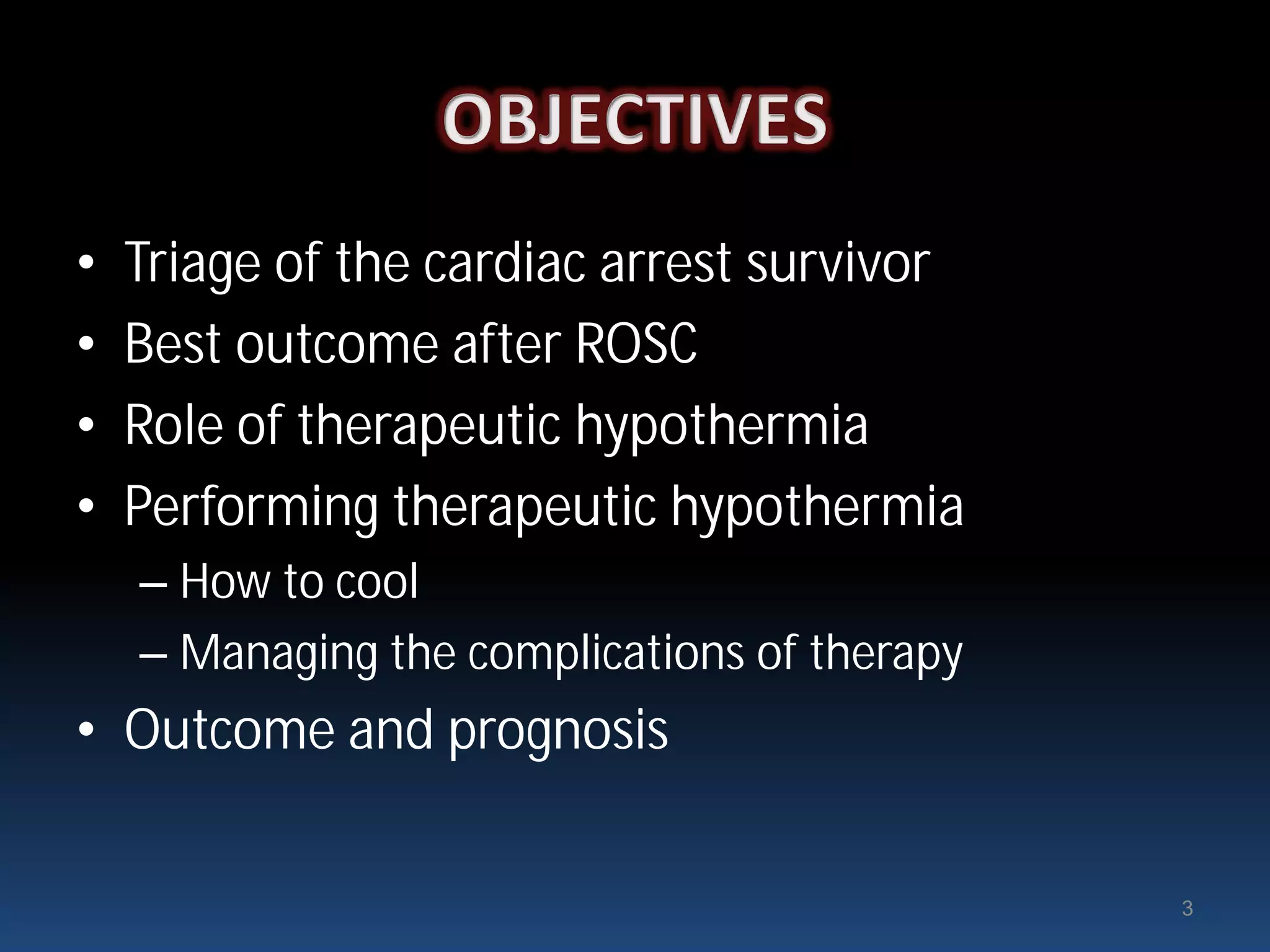 Brain Resuscitation | PDF