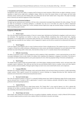 Research on Brain Rot by Dr. Shailesh Mishra | PDF