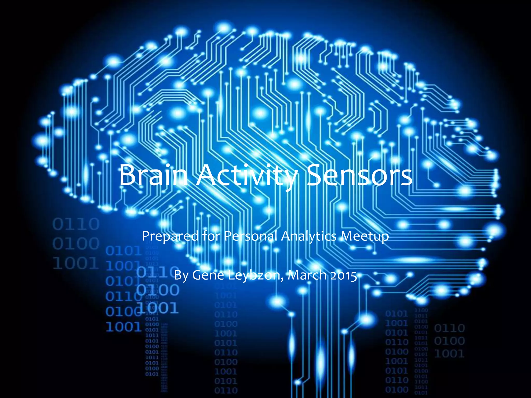 Brain Activity Sensors | PPT