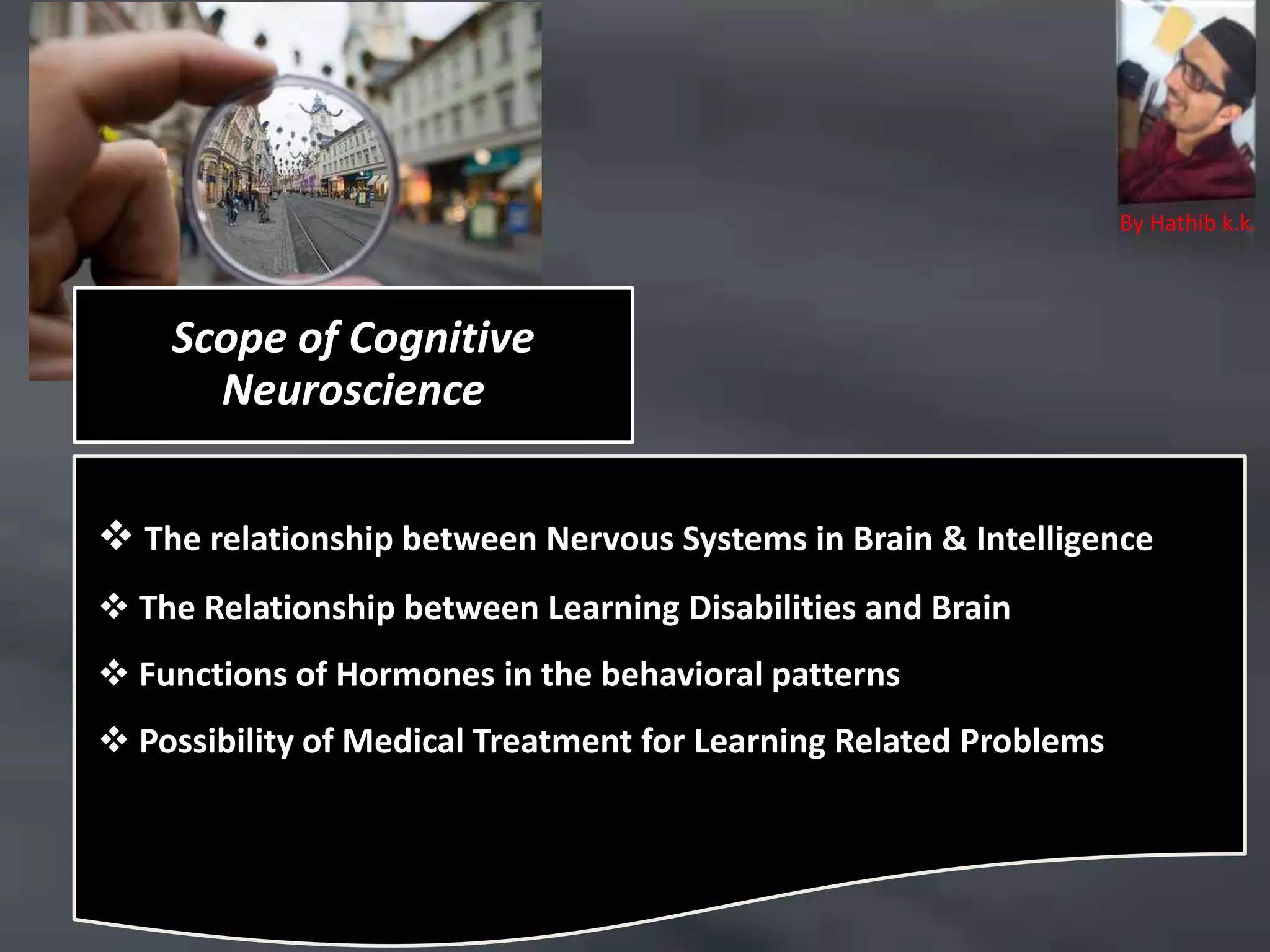 COGNITIVE NEUROSCIENCE : BRAIN SCAN to LESSON PLAN to | PPT