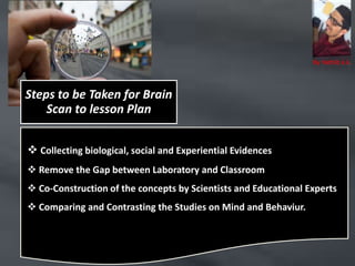 COGNITIVE NEUROSCIENCE : BRAIN SCAN to LESSON PLAN to | PPSX