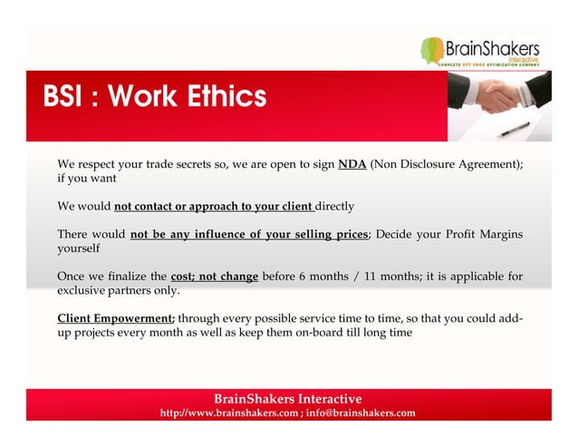 Brainshakers Interactive | PPT