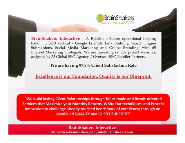 Brainshakers Interactive | PPT