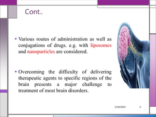 Brain Specific drug delivery | PPTX