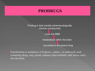 Brain specific drug delivery.pptx -Mpharm | PPTX
