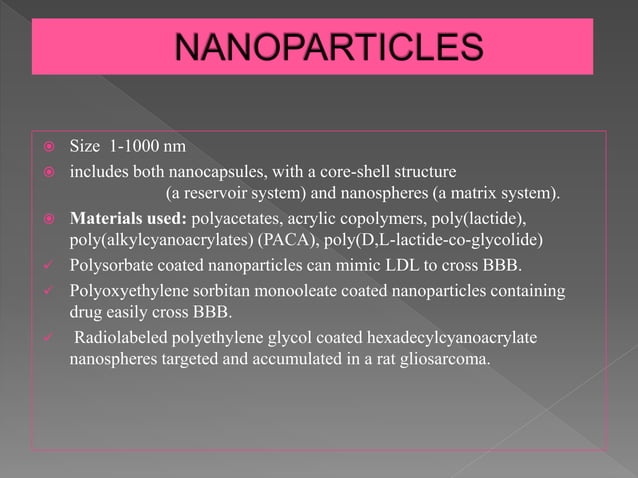 Brain specific drug delivery.pptx -Mpharm | PPTX