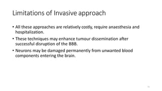 Brain specific drug deliverys | PPTX