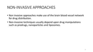Brain specific drug deliverys | PPTX