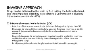 Brain specific drug delivery | PPTX