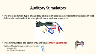Brainstem Auditory Evoked Potentials Part II | PPTX