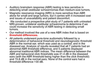 Brainstem auditory evoked responses (baer or abr | PPTX