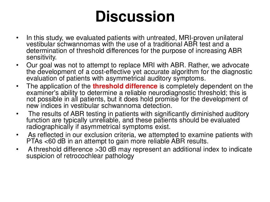 Brainstem auditory evoked responses (baer or abr
