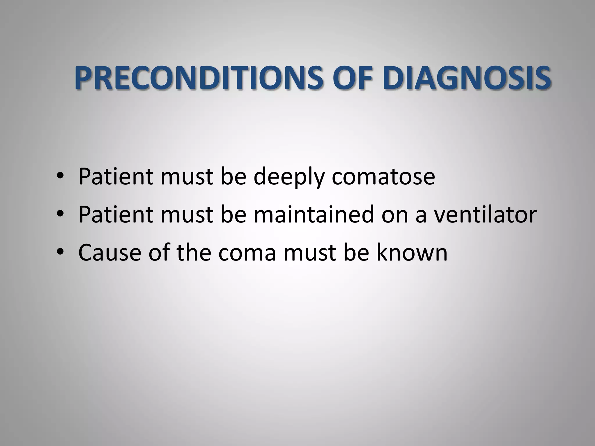 Brain stem death | PPTX