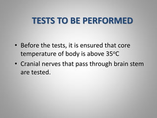 Brain stem death | PPTX