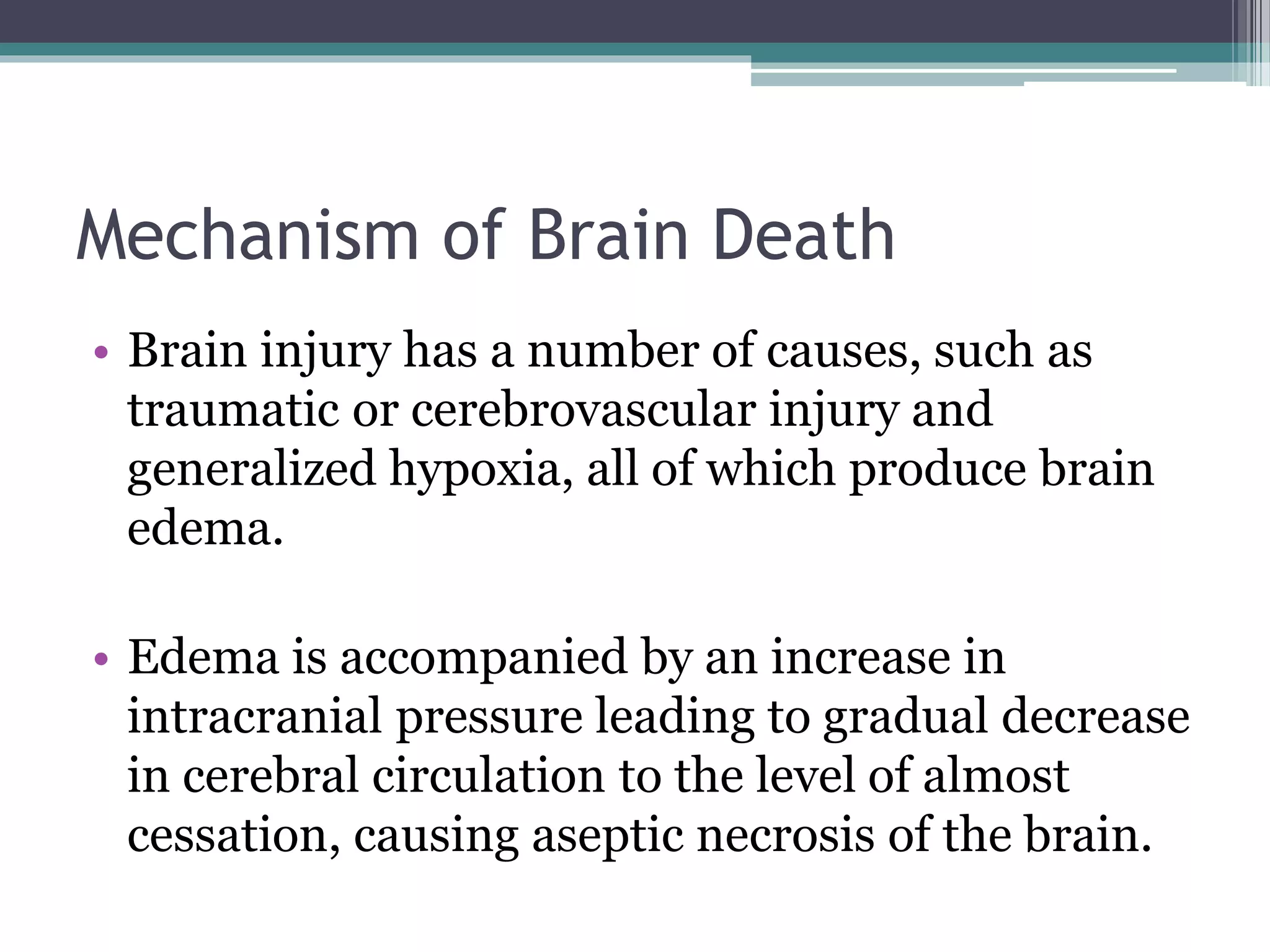 Brainstem death | PPTX