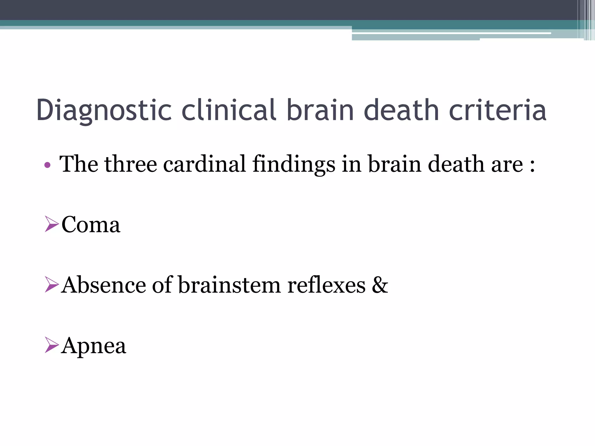 Brainstem death | PPTX