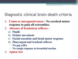 Brainstem death | PPTX