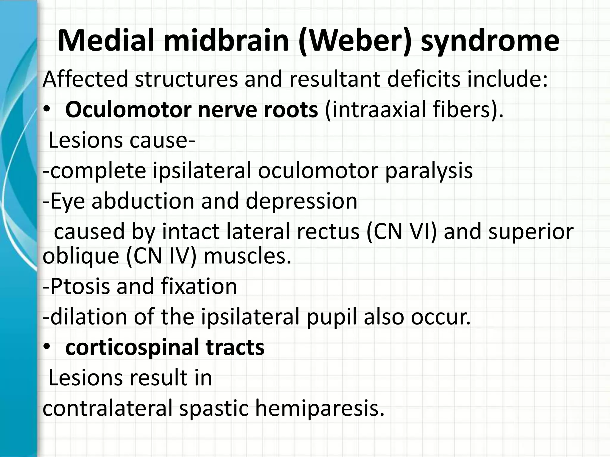 Brainstem stroke syndromes | PPTX
