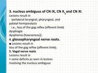 Brainstem stroke syndromes | PPTX