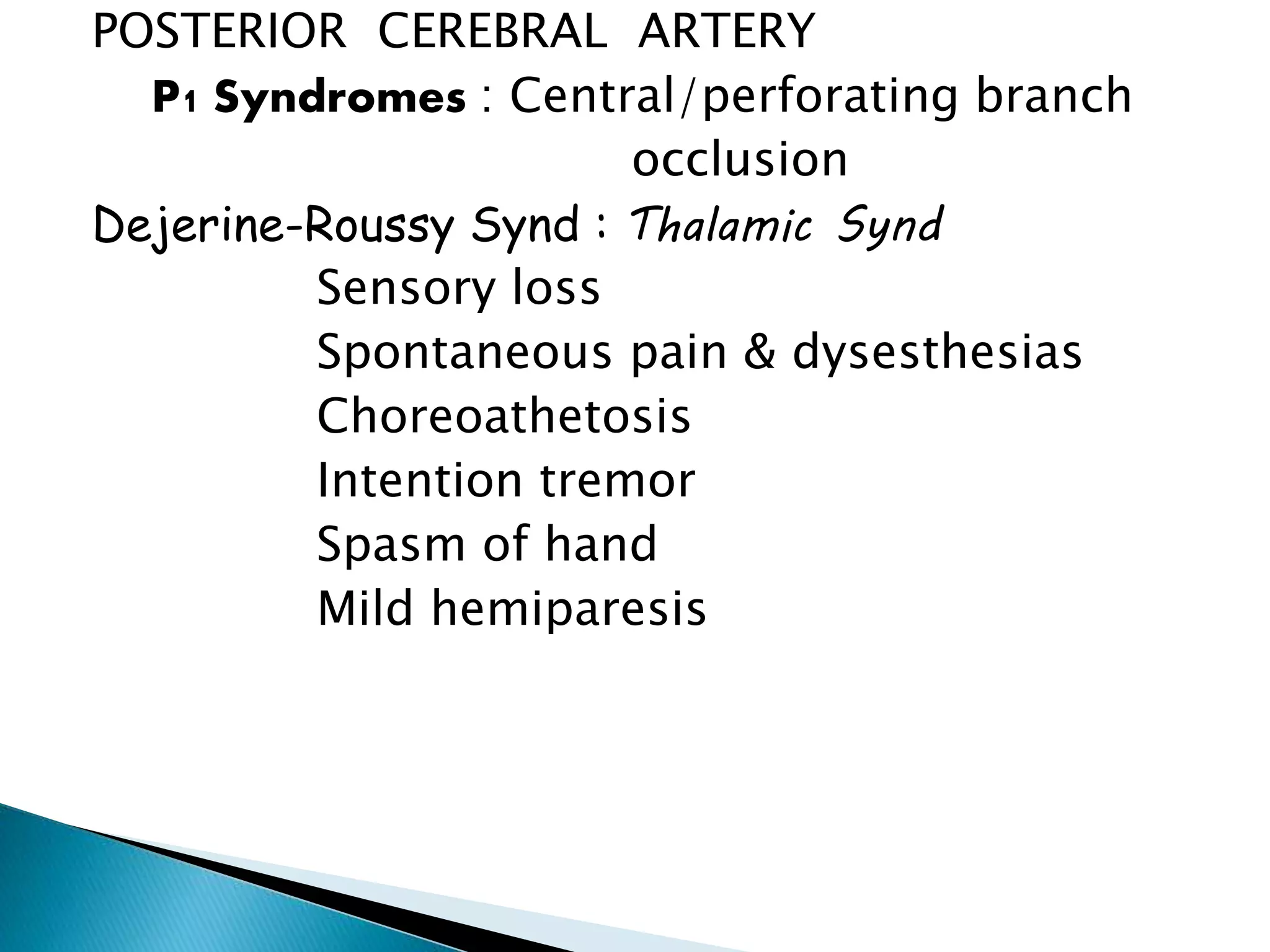 Brain stem syndromes | PPTX