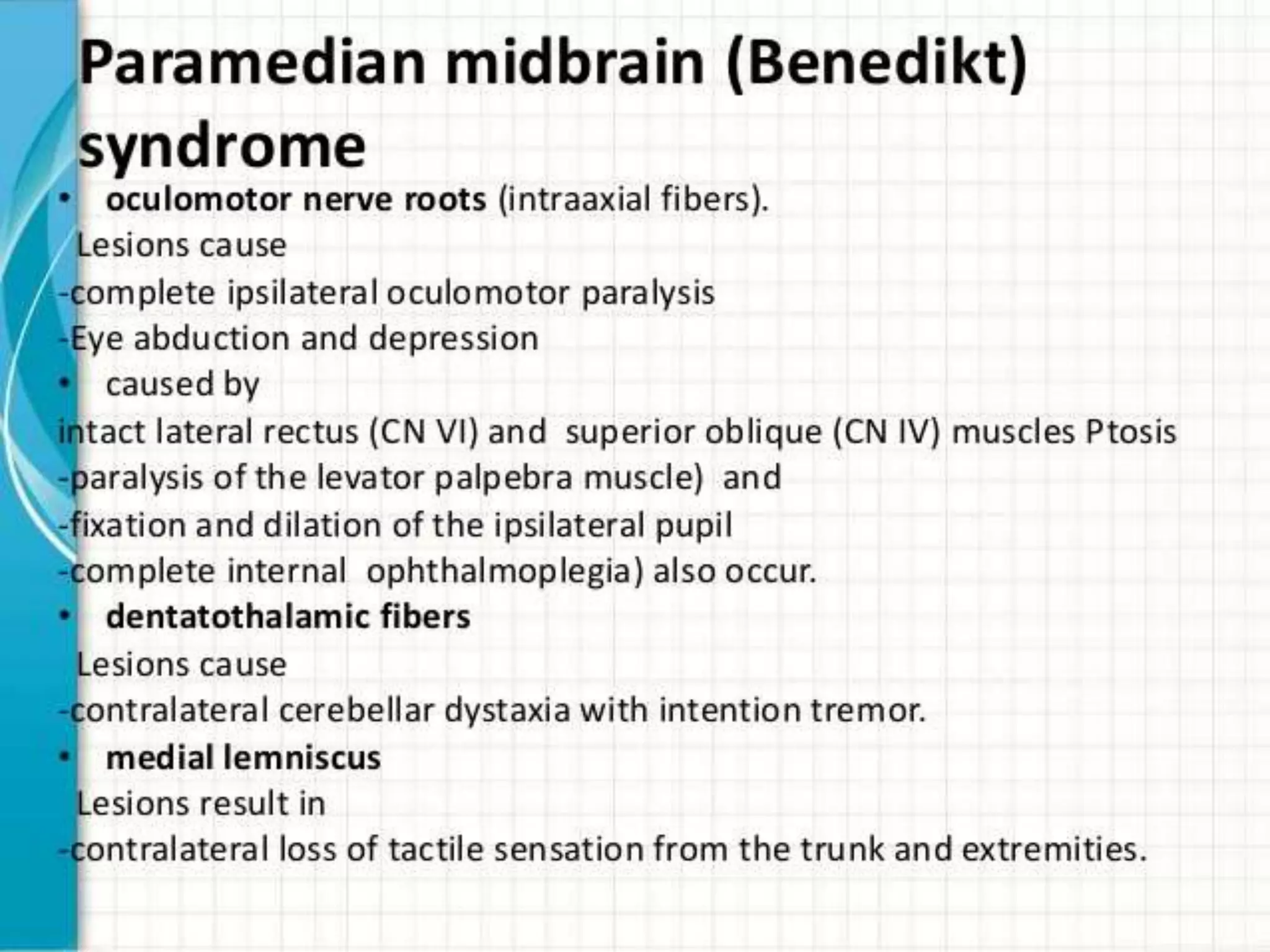 Brain stem syndromes | PPTX