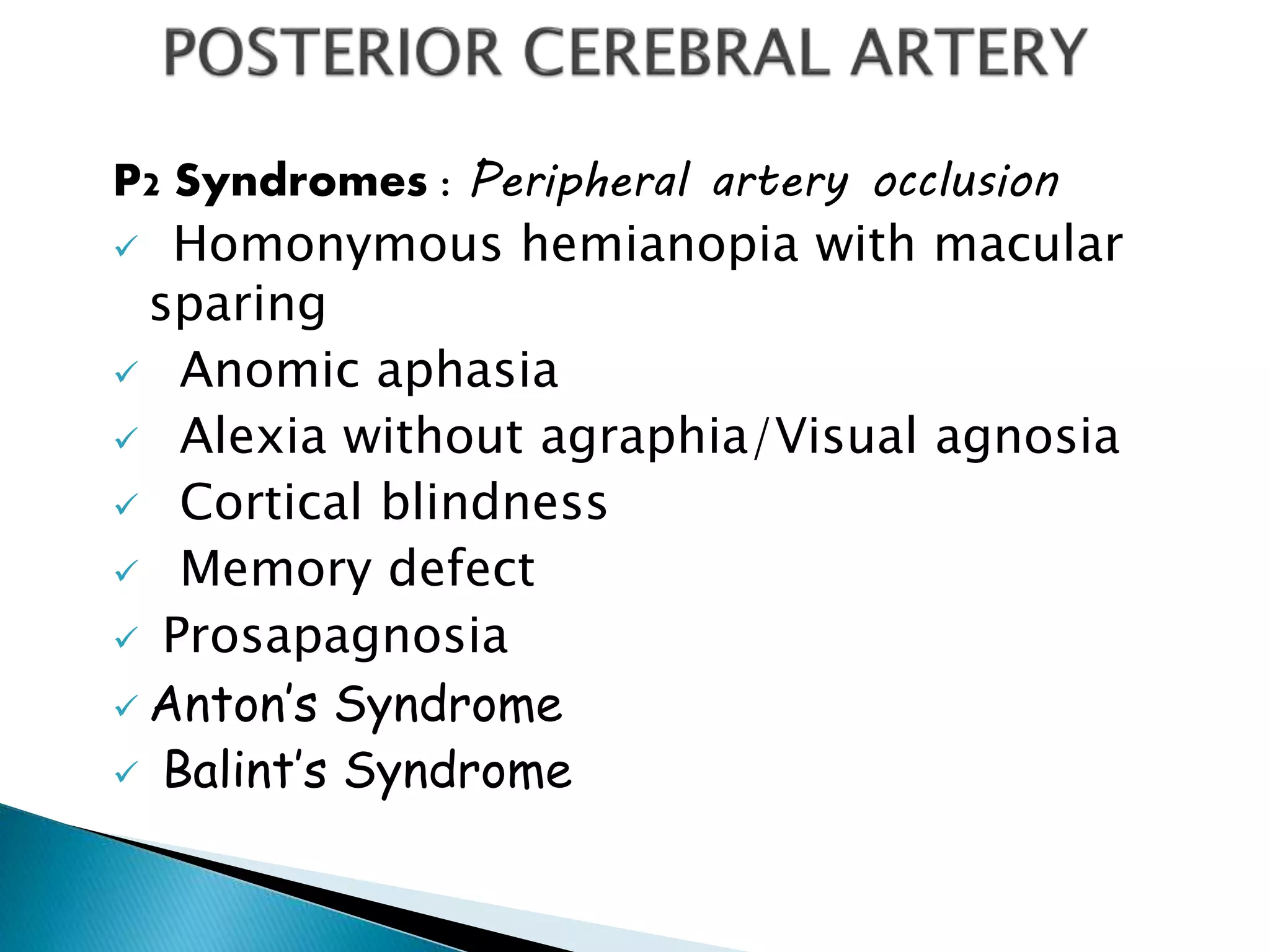Brain stem syndromes | PPTX