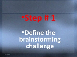 Brainstorming | PPT