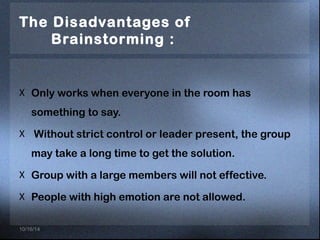 Brainstorming | PPT