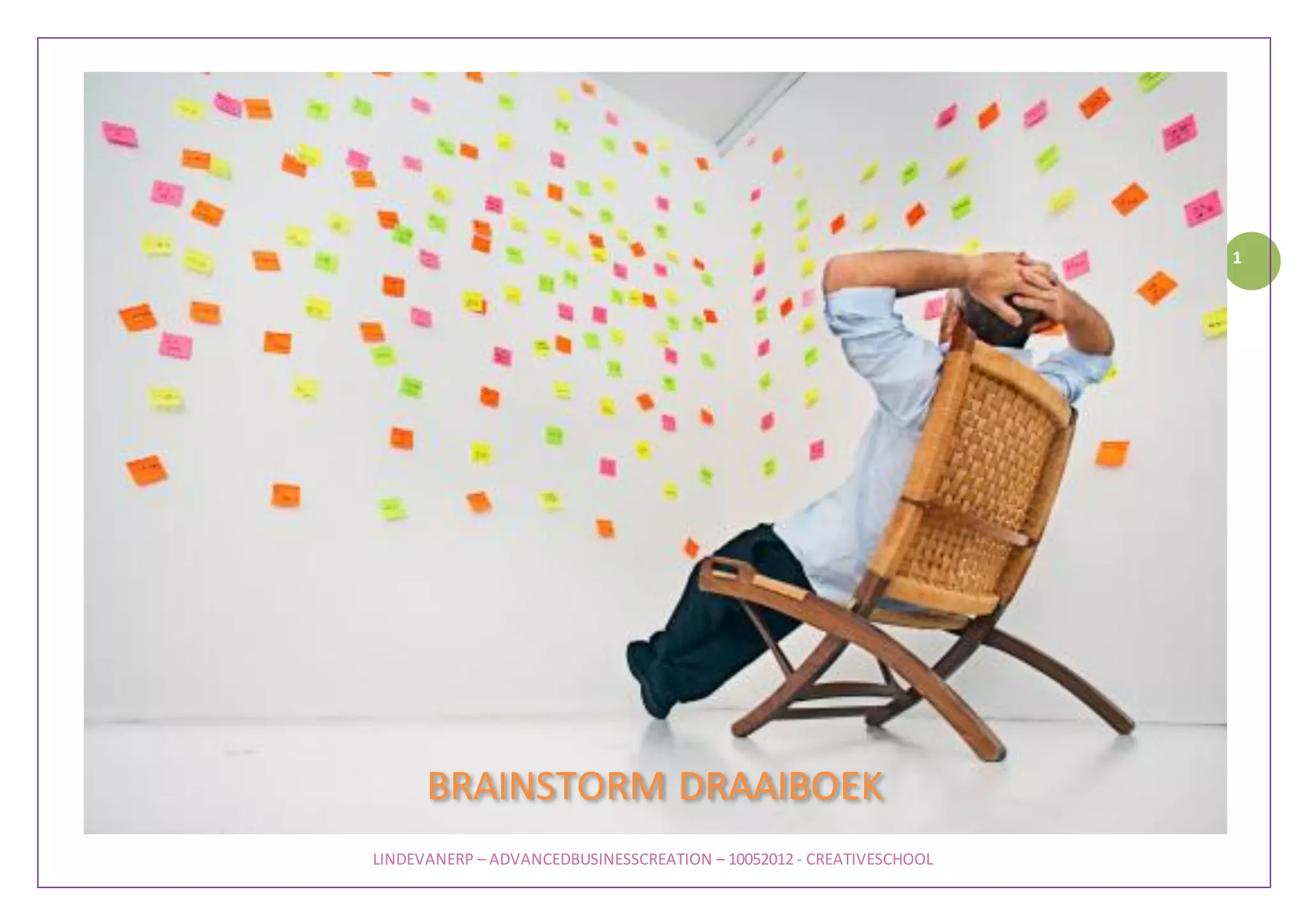 Brainstormdraaiboek linde van erp | PDF