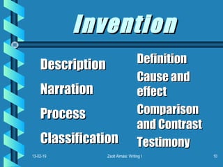 Brainstorm and Thesis Statement | PPT