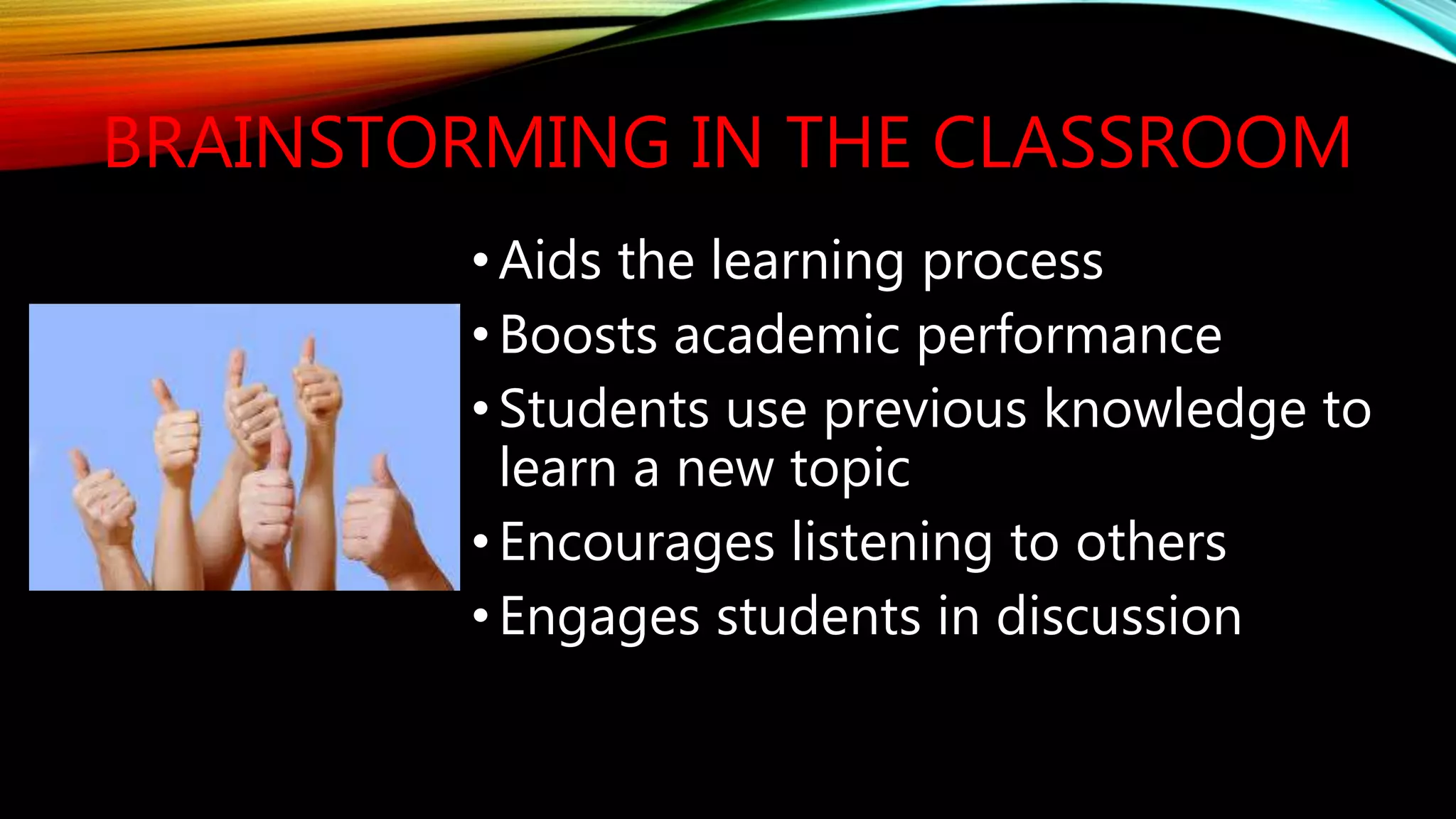 Brainstorming Instructional/Teaching Strategy Presentation | PPTX