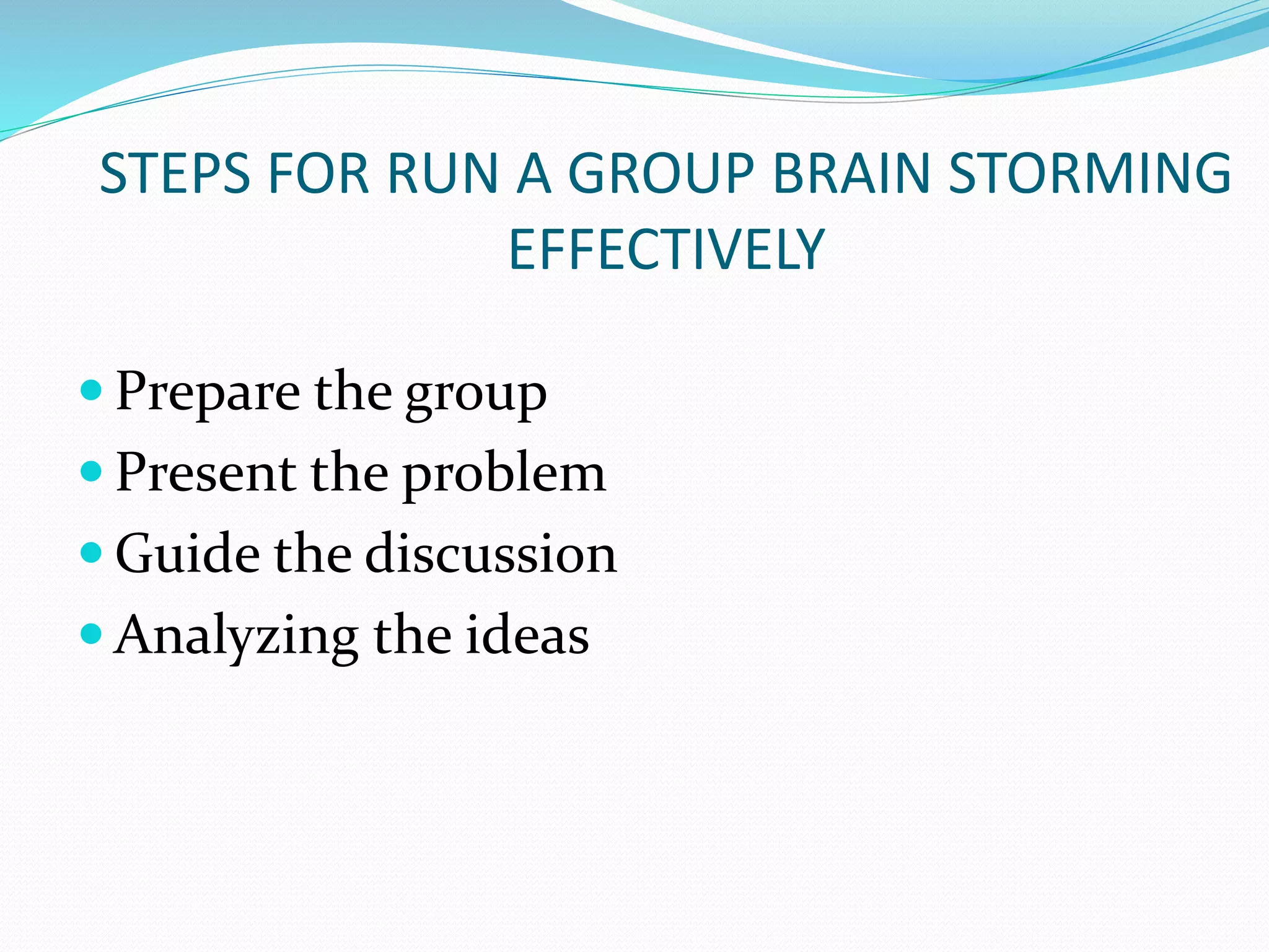 Brain storming | PPTX