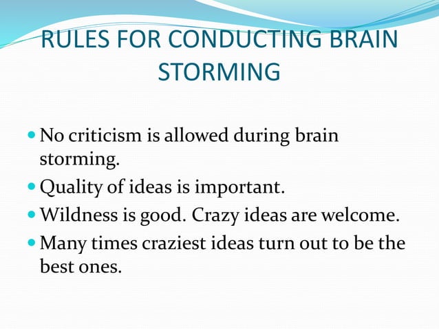 Brain storming | PPTX