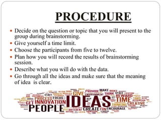 Brainstorming | PPTX
